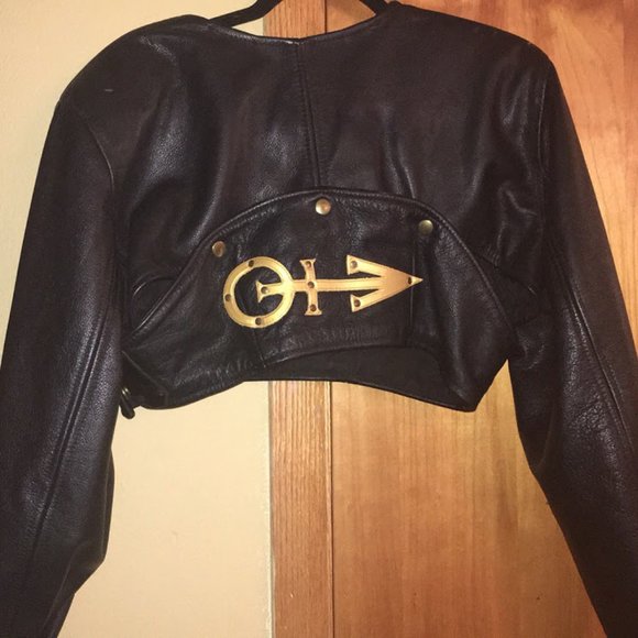 Prince | Jackets & Coats | Black Leather Vest Jacket Made For Prince ...